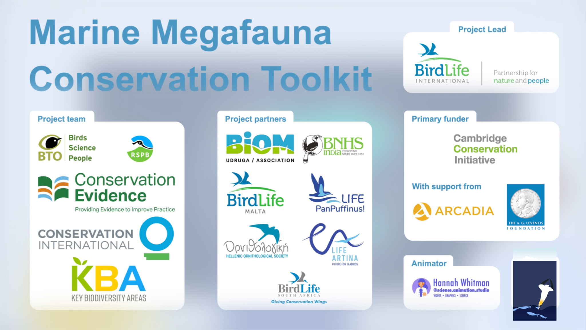 Marine Megafauna Conservation Toolkit - Seabird Tracking Database